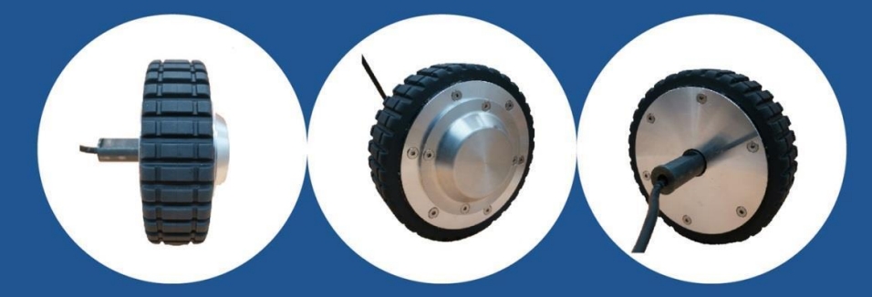 Integrated Servo Controller with Wheel Hub Motor in Service&Delivery Robots